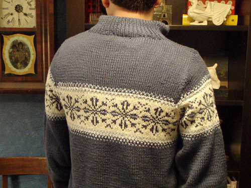 Ravelry: Family Snowflake Sweaters: His Version pattern by Patons