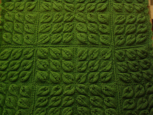 Ravelry: Cascading Leaves Throw pattern by Lion Brand Yarn