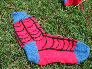 Ravelry: Spider Web Socks pattern by Rosemary Chapman
