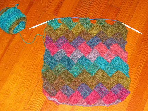 Ravelry: Entrelac Satchel pattern by Knitting Park Studio