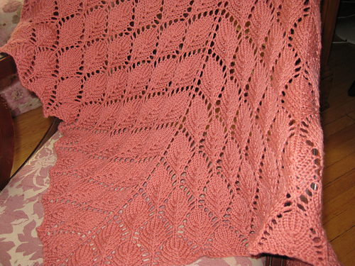 Ravelry: Leaf Shawl pattern by Evelyn A. Clark
