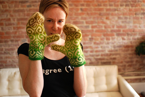 Ravelry: Fiddlehead Mittens pattern by Adrian Bizilia