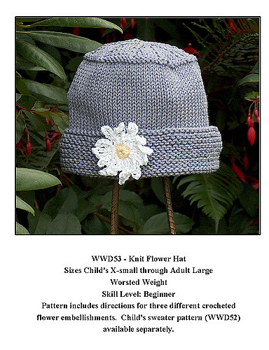 Ravelry: Flower Hat pattern by Cathy Pipinich