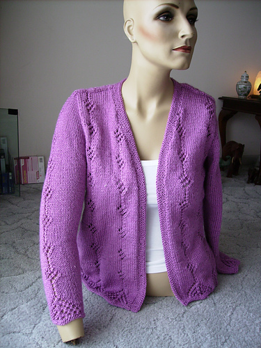 Ravelry: Diamond Lace Drops pattern by Dorothy Siemens