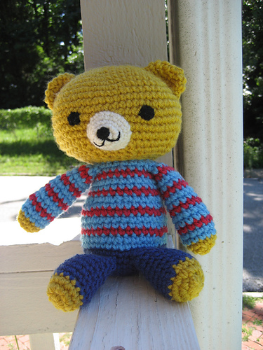 Ravelry: Striped Teddy Bear pattern by Tomoko Takamori