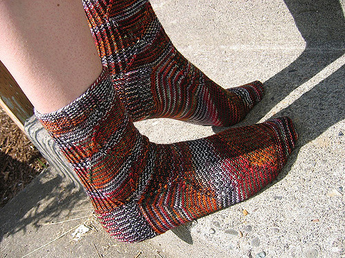Ravelry: TRON Socks pattern by Star Athena