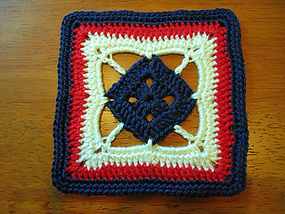 Ravelry: Diamond in a Square pattern by Jan Eaton