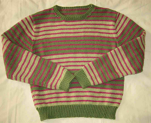 Ravelry: Long Sleeved Stripe Sweater pattern by Sarah Dallas