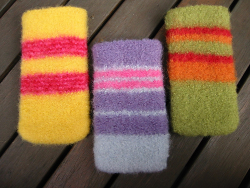 Ravelry: Knitted and Felted Glasses Case pattern by Lisa Ashton