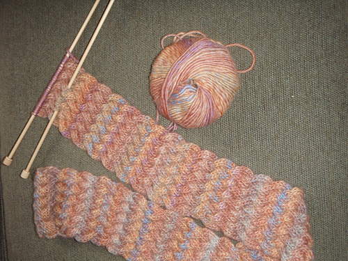 Ravelry: Cabled Scarf pattern by Crystal Palace Yarns