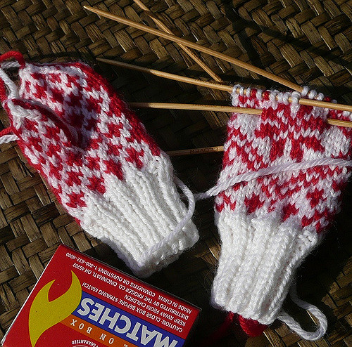 Ravelry: Miniature Mittens pattern by Randi K Design