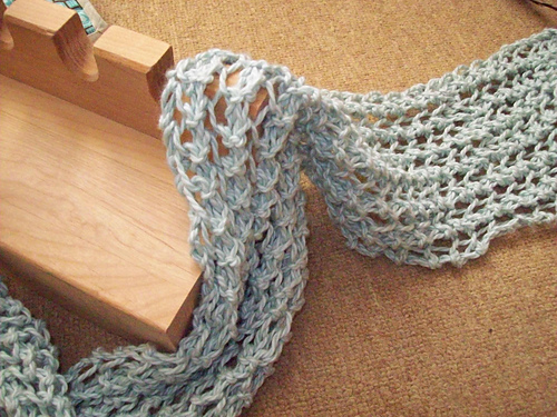 Ravelry: My So Called Life Lacey Scarf pattern by Deborah Qalballah