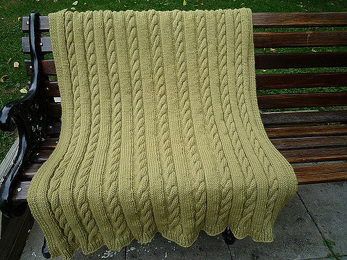 Ravelry: Cable Throw pattern by Erika Knight