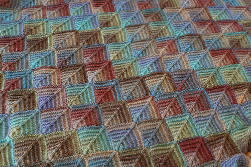Ravelry: Make It Mitered Afghan pattern by JoAnne Turcotte