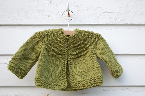 Ravelry: 5 Hour Sweater for babies pattern by Gail Bable