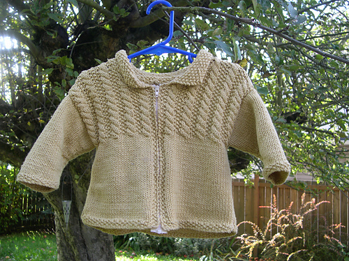 Ravelry: Cable Yoke Jacket pattern by Debbie Bliss