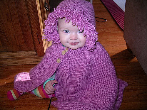 Ravelry: Daphne's Baby Cape pattern by Mel Clark