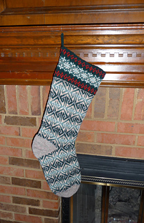 Ravelry: Celtic Christmas Fair Isle Stocking pattern by Ron Schweitzer