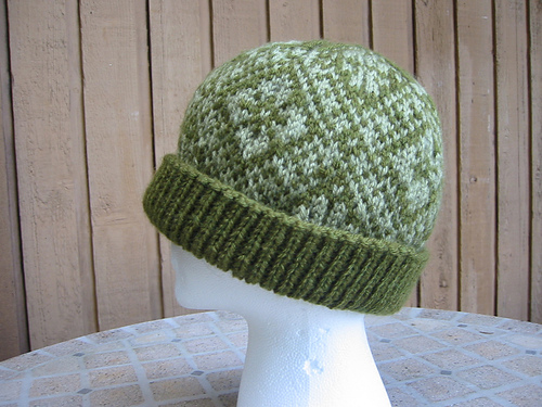 Ravelry: All-Over Two-Color Patterned Watch Cap pattern by Charlene Schurch