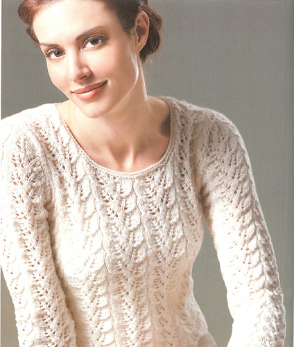 Ravelry: Lace Pullover pattern by Linda Morse