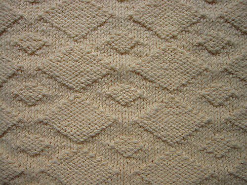 Ravelry: Giant Diamond Pattern pattern by Barbara G. Walker