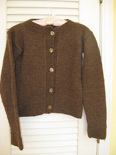 Ravelry: My First Cardigan pattern by Kathy Zimmerman