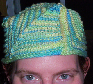 Ravelry: Mitre Hat pattern by Catherine Dunlap
