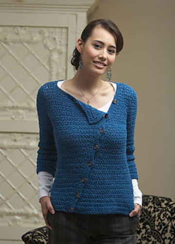 Ravelry: Cubist Asymmetrical Cardigan pattern by Megan Granholm