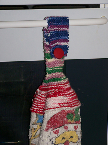 Ravelry: 1 - Plain Knitted Towel Topper pattern by Vicki Moodie