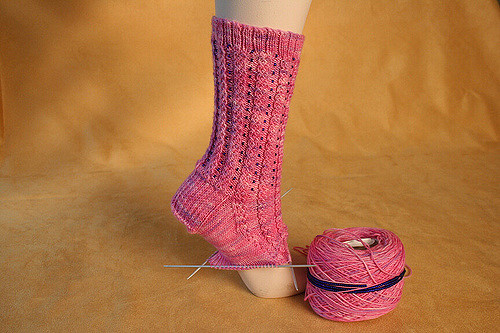 Ravelry: Braided Gem Socks pattern by Elizabeth Ravenwood