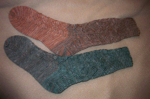 Ravelry: Curb Socks pattern by Phyll Lagerman