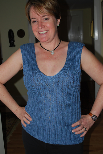Ravelry: Classic Double-V Tank Top pattern by NellZiroli for Knitch