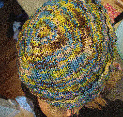 Ravelry: 2x2 Rib hat (with triangle on top) pattern by Claire Nordlow