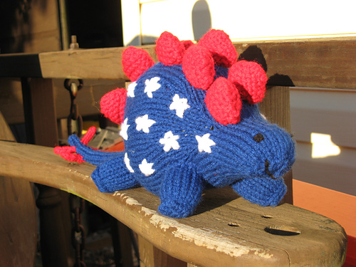 Ravelry: Knitted Stegosaurus pattern by Jacob Haller