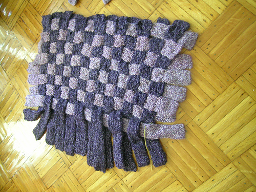 Ravelry: Woven Woolen Rug pattern by Erika Knight