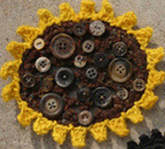 Ravelry: Sunflower on a Grid pattern by Suzann Thompson