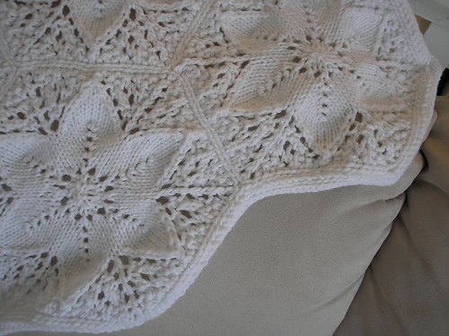 Ravelry: Mountain Laurel Counterpane Blanket pattern by Kim Brody Salazar