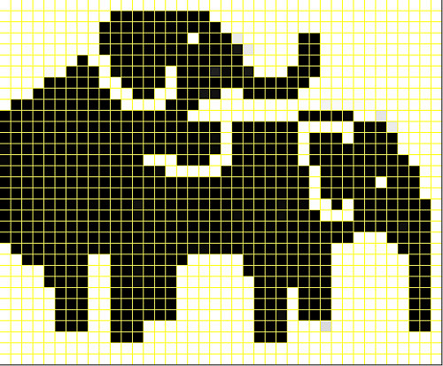 Ravelry: Humping Elephant Chart pattern by Didi B.