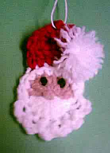 Ravelry: Santa Head Ornament pattern by Vicki Peterson