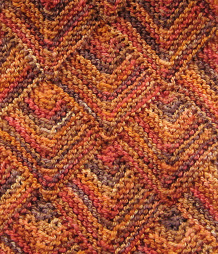 Ravelry: Diamonds Modular Scarf pattern by Ruth Greenwald