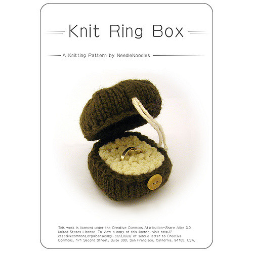 Ravelry: Knit Ring Box pattern by NeedleNoodles