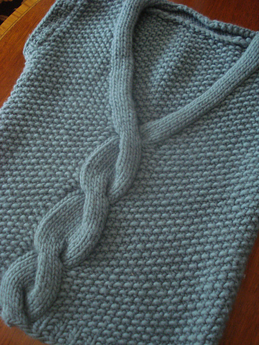 Ravelry: 08 Cabled V-neck Slipover pattern by Debbie Bliss