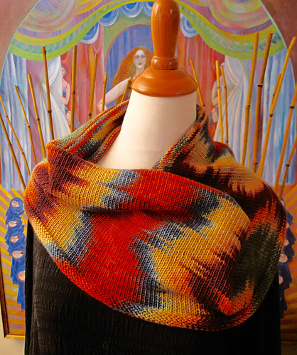 Ravelry: DaVinci Cowl pattern by Mary-Ann Lammers