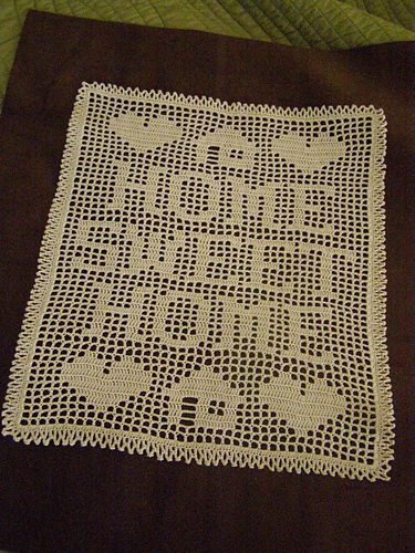 Ravelry: Home Sweet Home Filet Crochet pattern by Lee Ives