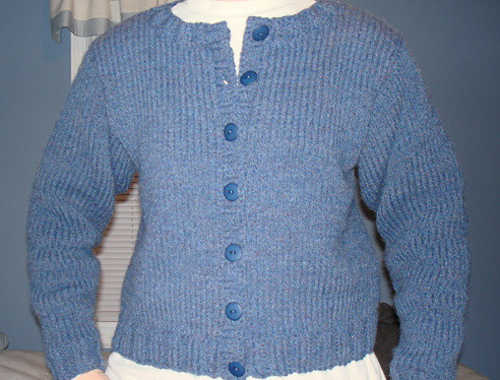 Ravelry: My First Cardigan pattern by Kathy Zimmerman