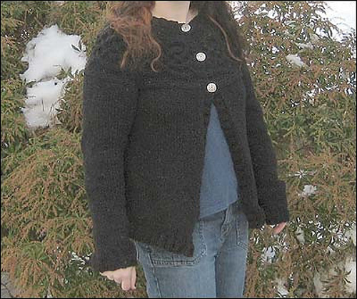 Ravelry: Design E - Cable Yoke Jacket pattern by Sirdar