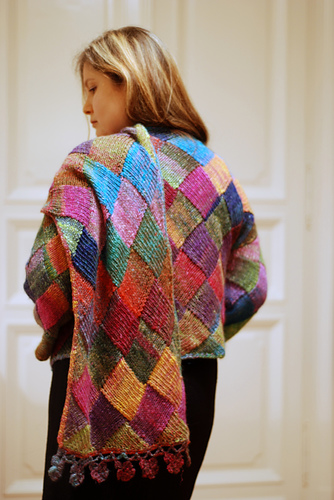 Ravelry: Parisian Entrelac Wrap pattern by Nicky Epstein