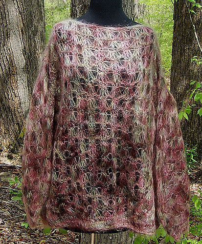 Ravelry: Elegant Mohair Lace Pullover pattern by Jennifer A. Tepper