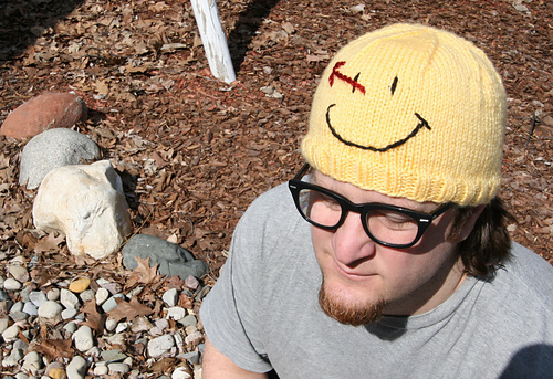 Ravelry: Watchmen Comedian Smiley Face Hat pattern by Missy Angus