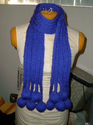 Ravelry: Bobble Scarf pattern by Bridget Landry